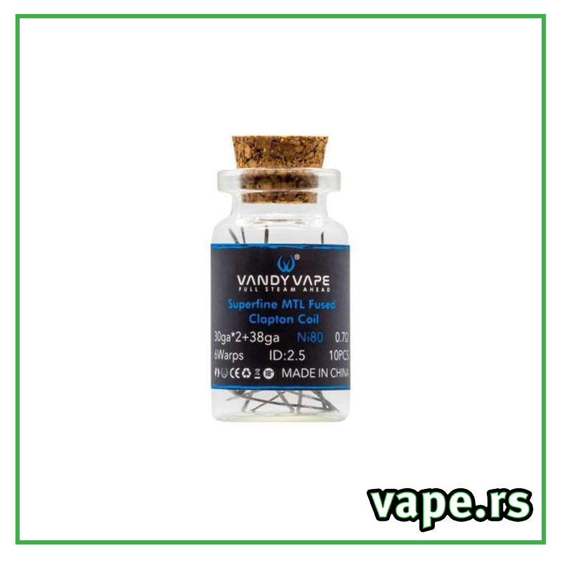 Vandy Vape Superfine MTL Fused Clapton grejači | vape.rs